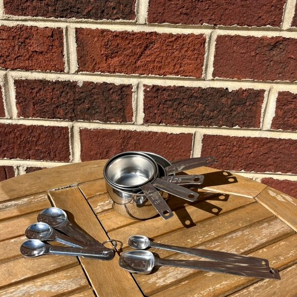 Kitchen | Vintage Foley Stainless Measuring Cups Measuring Spoons Set ...